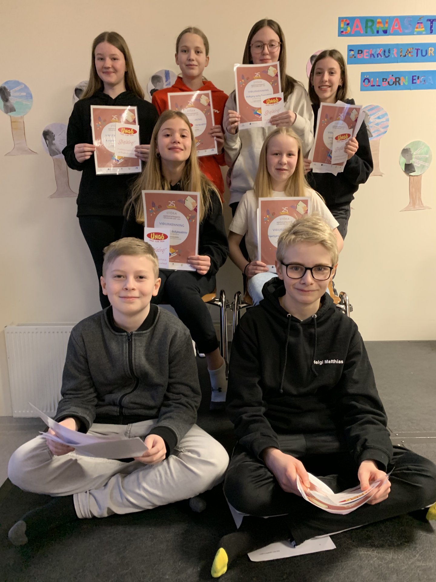 Stóra upplestrarkeppnin í 7. bekk | Holtaskóli